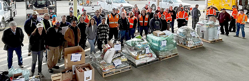 Road Services Division, Maintenance Section collects nearly two tons of ...
