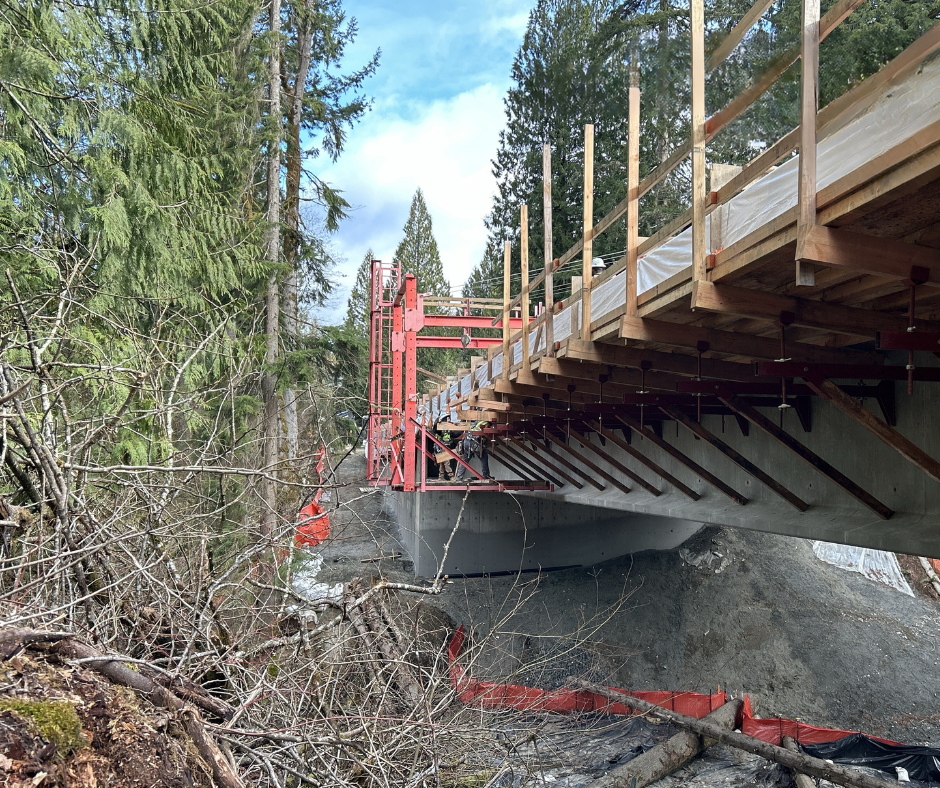 Road Services emphasizes safety as replacement Ames Lake Bridge ...