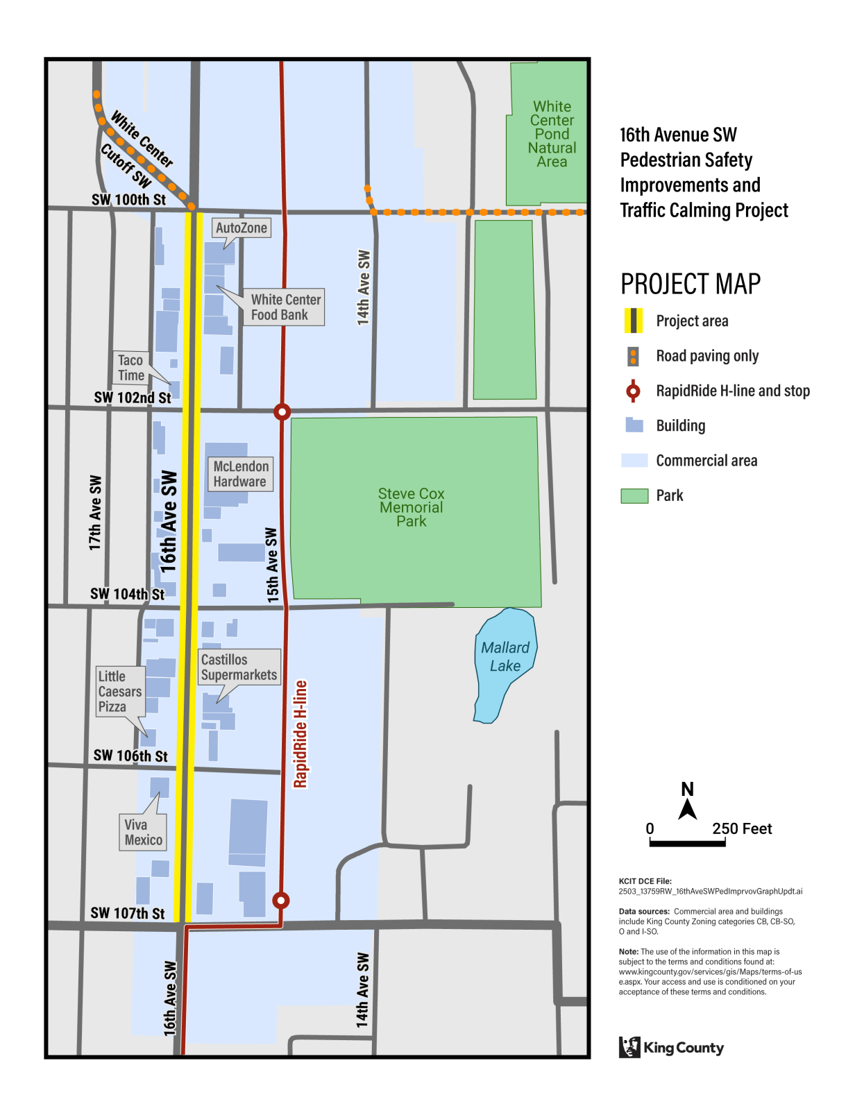 WHITE CENTER: Final phase of downtown safety improvement and traffic ...